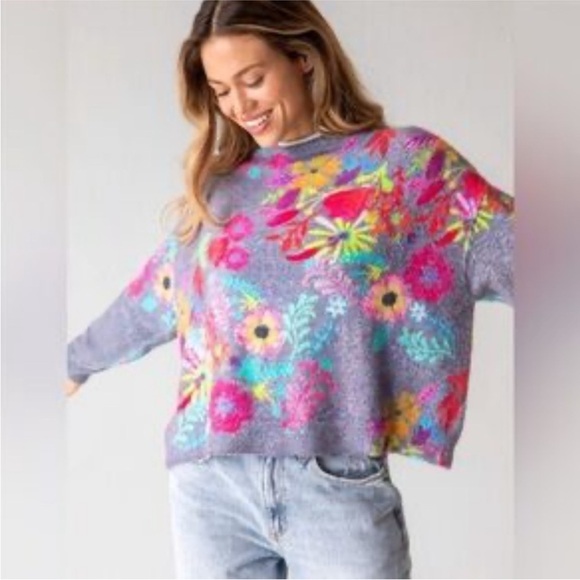 NATURAL LIFE | Sweaters | Natural Life Cashmerelike Fuzzy Colorful ...